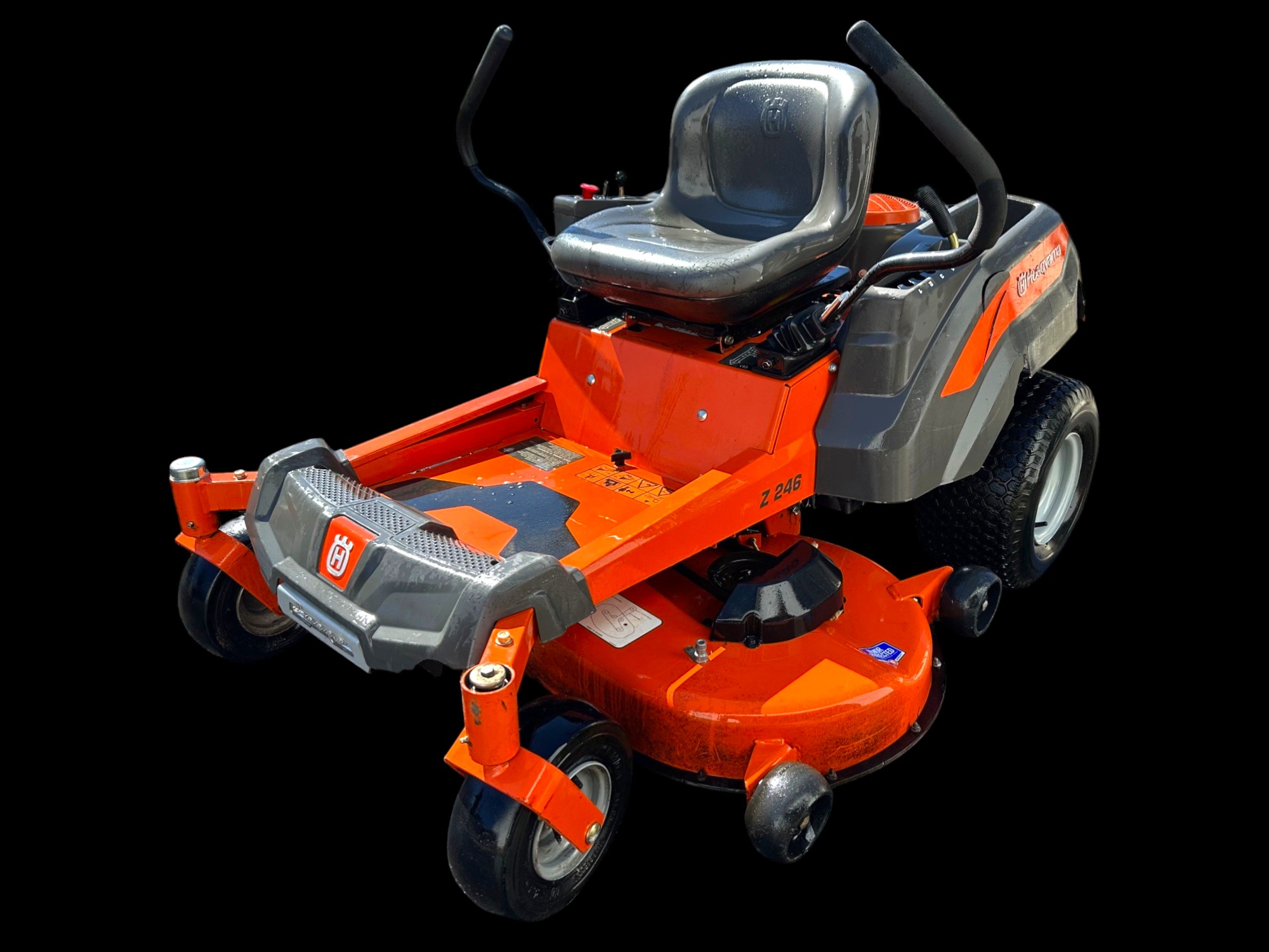 46″ Husqvarna Z246 Zero Turn Riding Mower W/ 23hp Briggs Engine! - Lawn ...